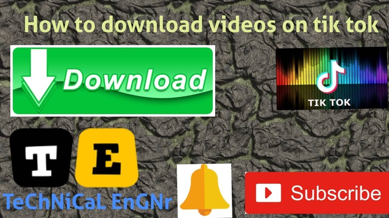 How to save tik tok video in gallery - YouTube