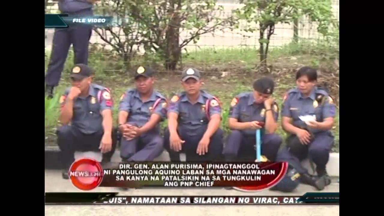 Pres. Aquino defends Dir. Gen. Alan Purisima - YouTube
