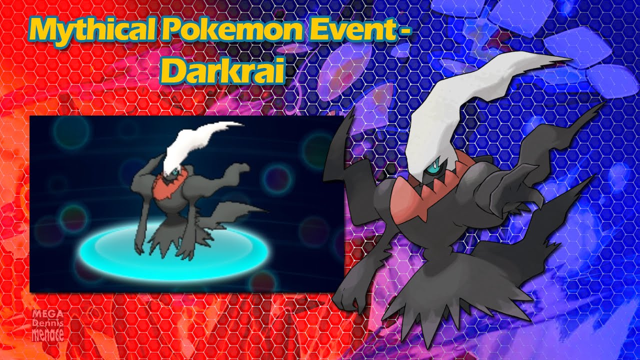 Mythical Pokemon Darkrai Distribution Event - YouTube