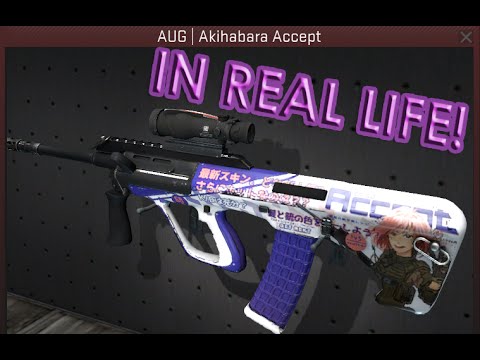 (Airsoft) CSGO AKIHABARA ACCEPT AUG(A3) IRL! - YouTube