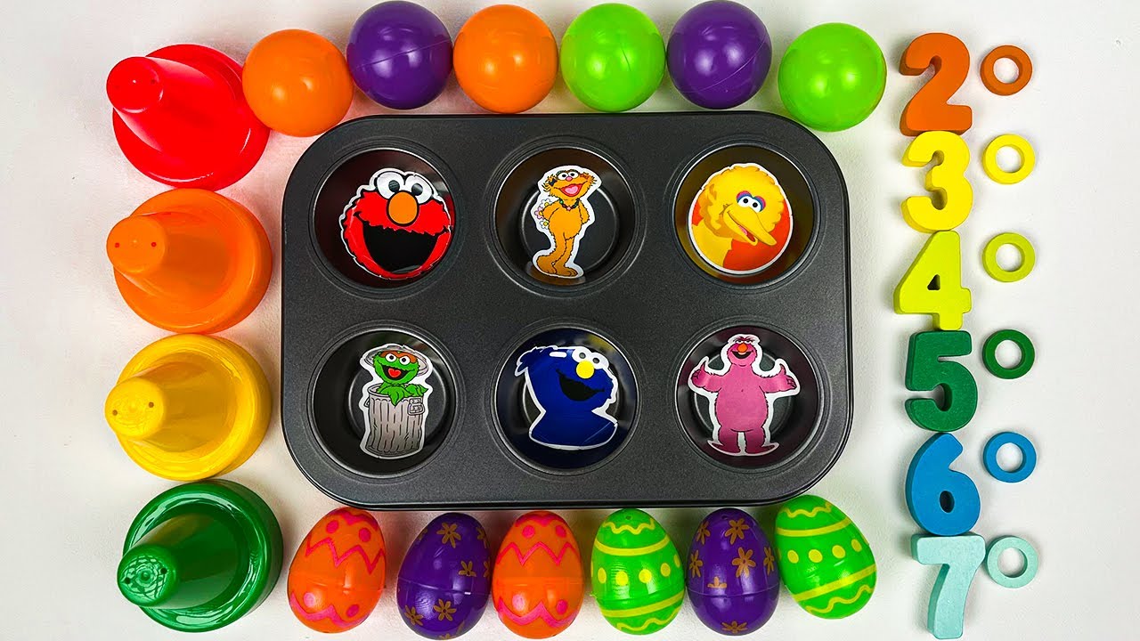 Sesame Street Characters Activity | Learn Colors, Numbers & Letters ...