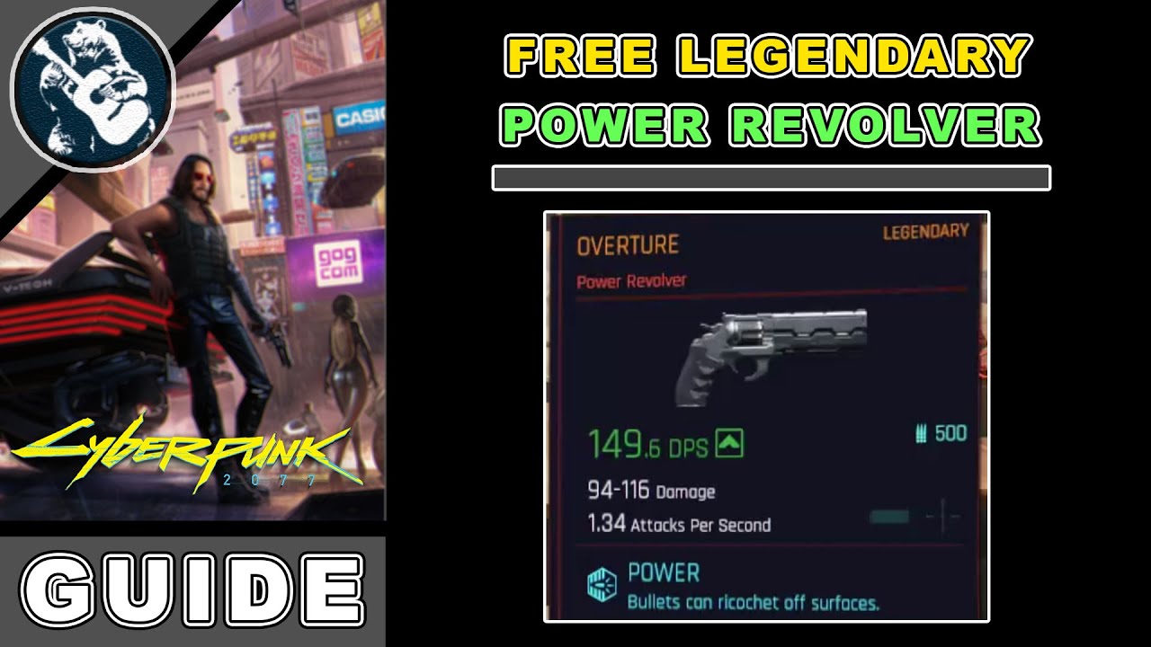Get Early Free Legendary Revolver in Cyberpunk 2077 Weapon Locations #1 ...
