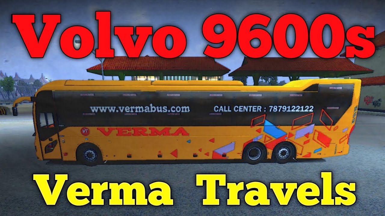Verma Travels | Volvo 9600s | Indonesia Bus Simulator | Bus Driving ...
