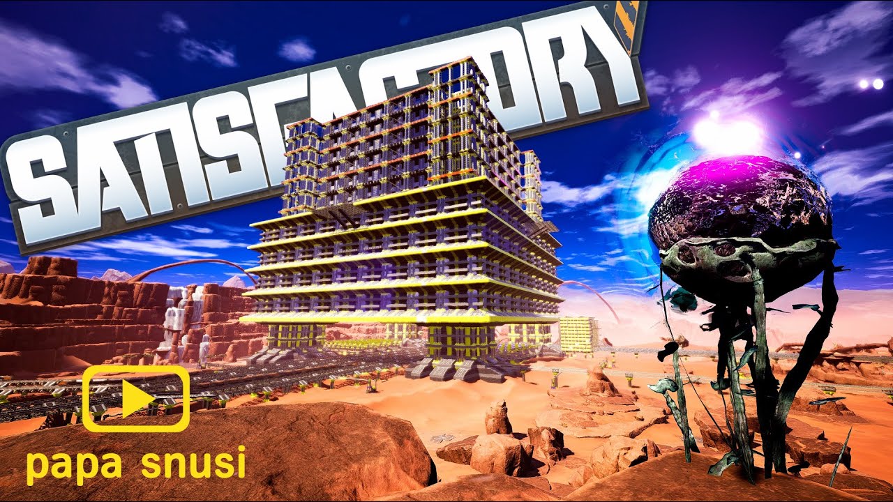 Mega Base Phase 2 Complete, Satisfactory Lets Play S2 E21, Update 3 ...