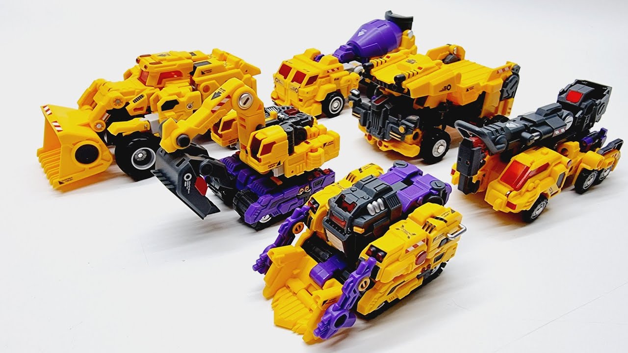TransFormers G2 Construction Devastator Transformation Master Made SDT ...