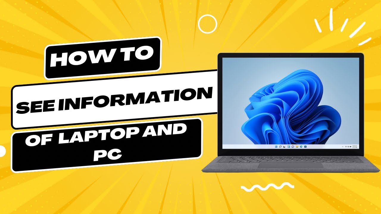 How To See Information Of Laptop And Pc - Full Guide - YouTube