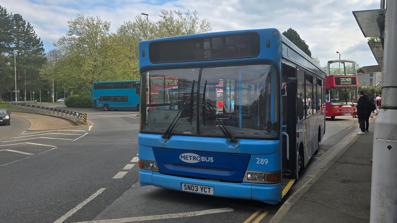 Preserved: Metrobus Dennis Dart SLF 289 SN03 YCT Route 484 - YouTube