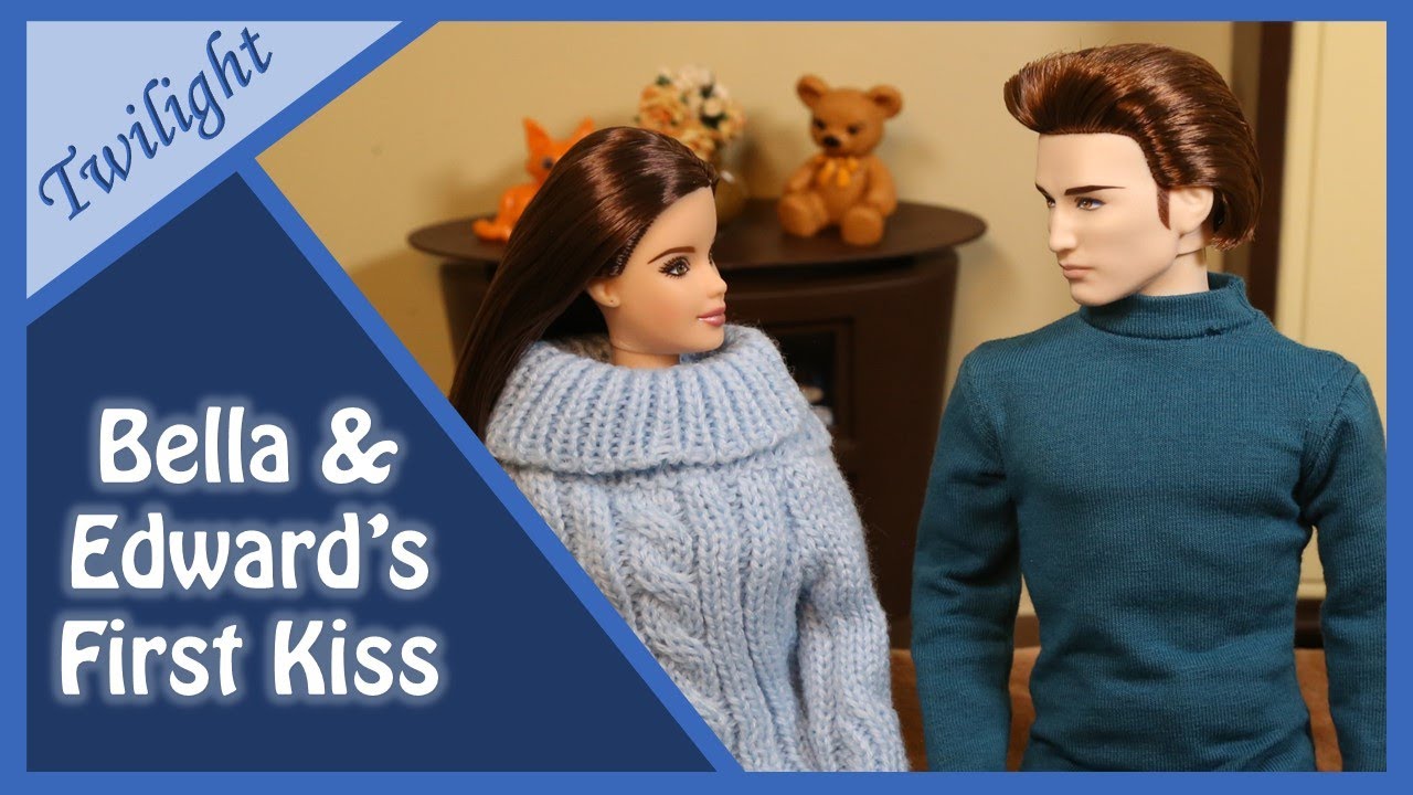 Twilight - Bella & Edward's First Kiss - Twilight Saga Barbie Doll ...