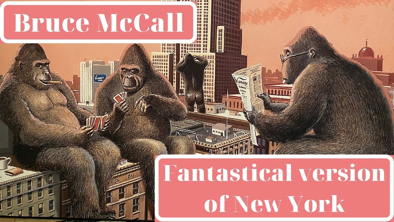 Bruce McCall. Fantastical version of New York City. New-York Historical ...