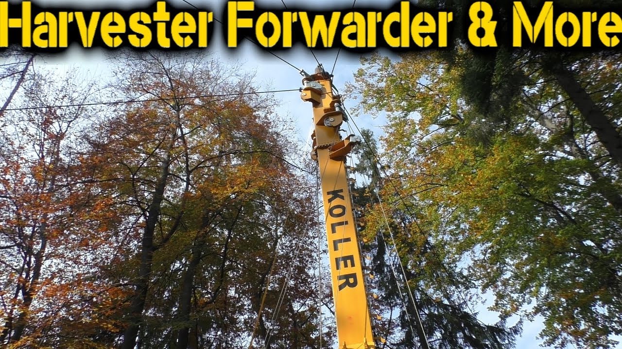 Koller K507H-e Hybrid Yarder - YouTube