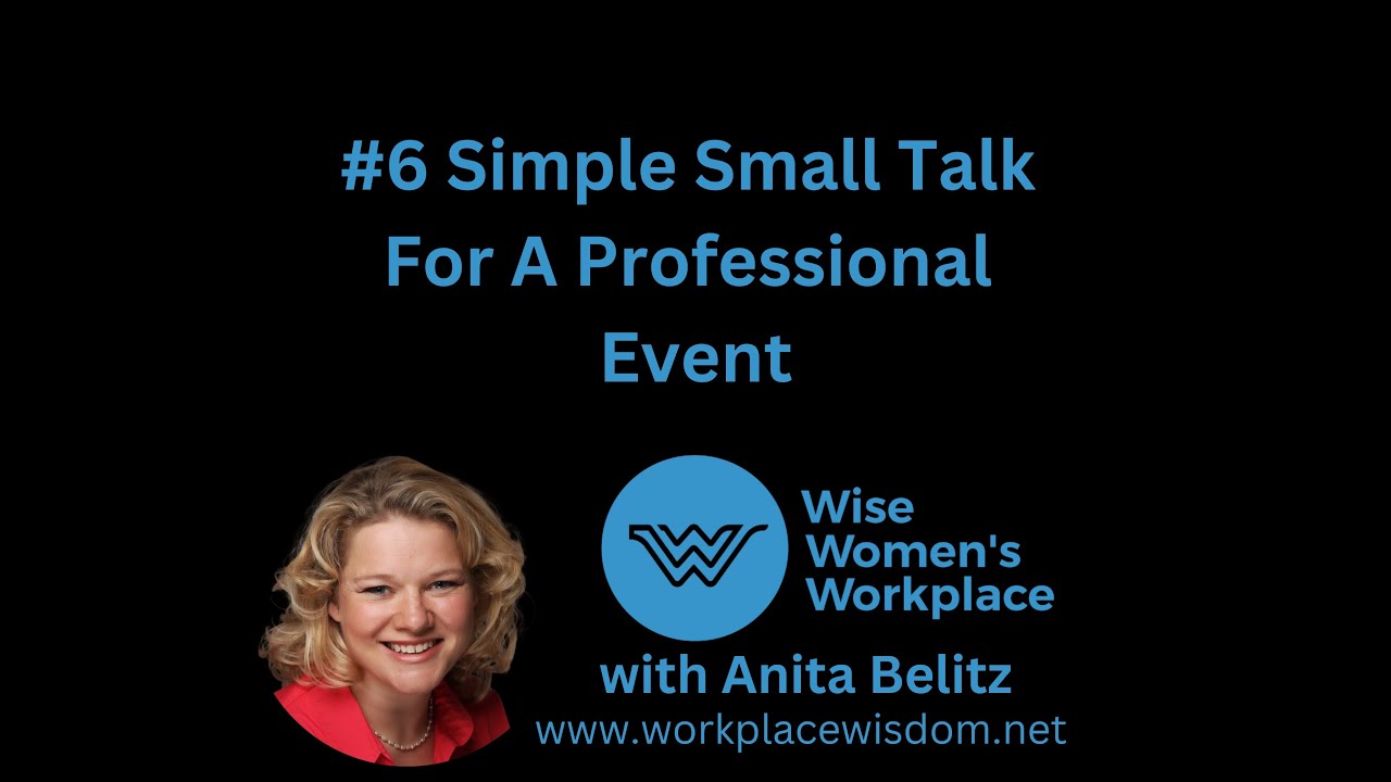 #6 Simple Small Talk For A Professional Event - YouTube