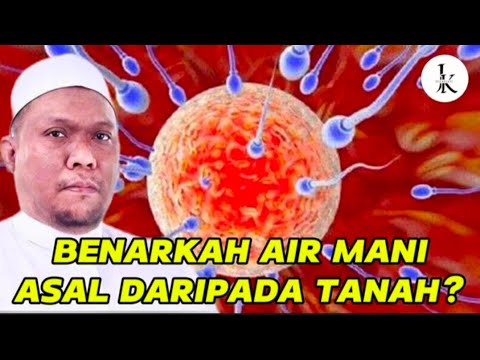 BENARKAH AIR MANI ASAL DARIPADA TANAH? -Ustaz Auni