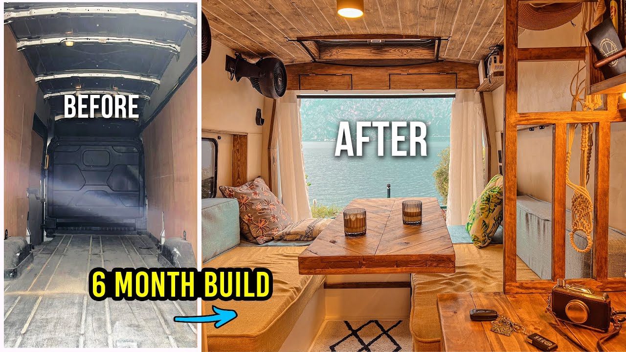Van Conversion Step-by-Step DIY - Van Build Timelapse - YouTube