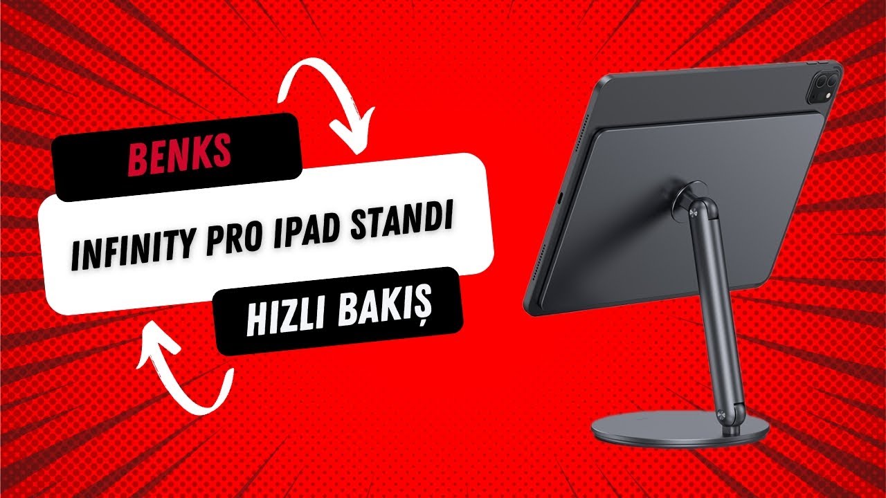 Benks Infinity Pro iPad Standı: Şimdiye Kadar Üretilmiş En Pratik ve Kullanışlı Stand - YouTube