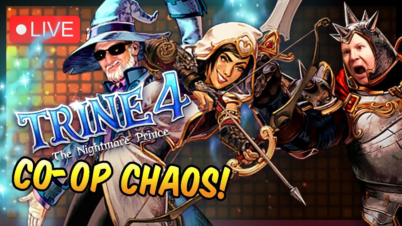Co-Op Chaos! Shadows, Spells & Shaky Bridges! | Trine 4 Co-Op with ...