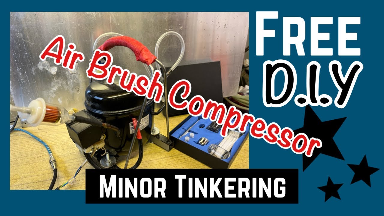 Free DIY Airbrush Compressor. #diyproject #classisccar - YouTube