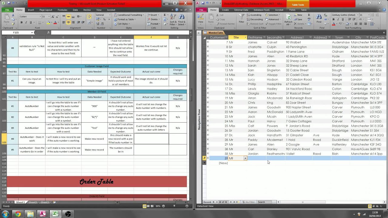 Member Table, MemberID - YouTube