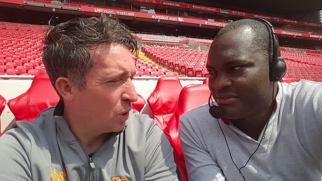 Robbie fowler with Presenter George Addo Jnr - YouTube
