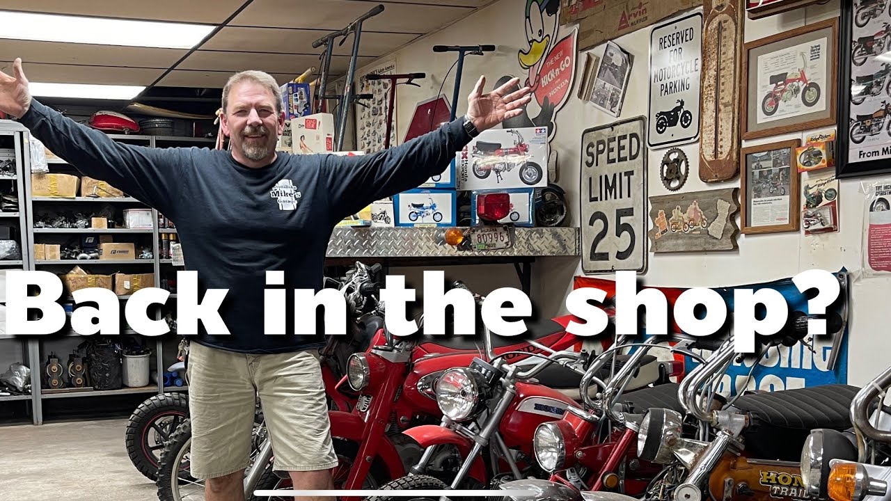 Back in the shop?……nope, not yet! - YouTube