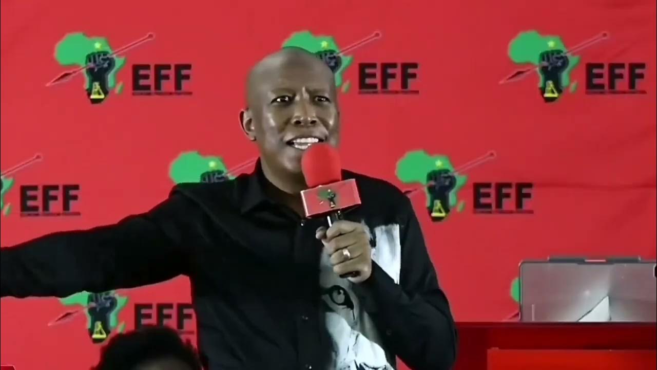EFF leader Julius Malema manifesto at Moses Mabhida in EThekwini - YouTube