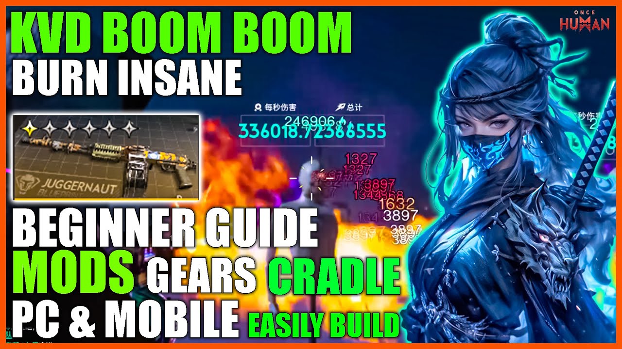 ONCE HUMAN KVD BOOM BOOM💀 INSANE BUILD PC & MOBILE💀EASY CLEAR PRO MODES ...