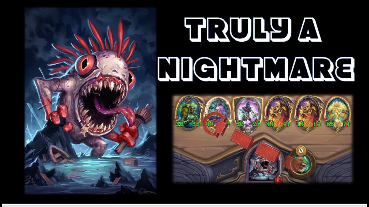 Nightmare creates SUPER STATS to WIN - Hearthstone Battlegrounds - YouTube