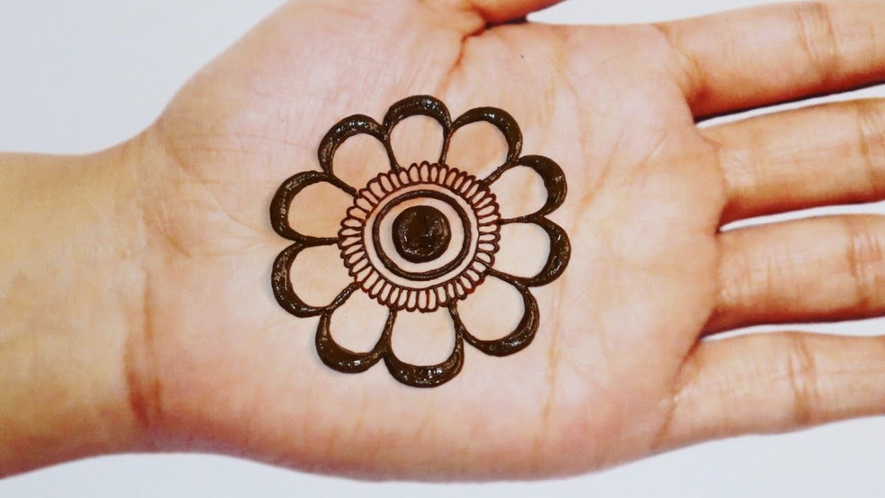 Latest Easy Gol tikki Mehandi design|Simple Mehndi designs|Mehandi ...