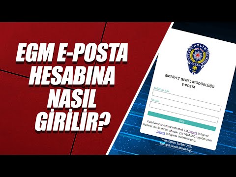 EGM KURUMSAL E-POSTA HESABINA NASIL GİRİLİR?
