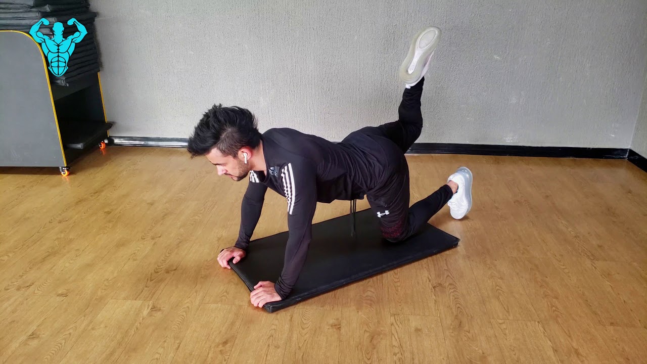 TRAINING WITHOUT EQUIPMENT - Donkey kick right - YouTube