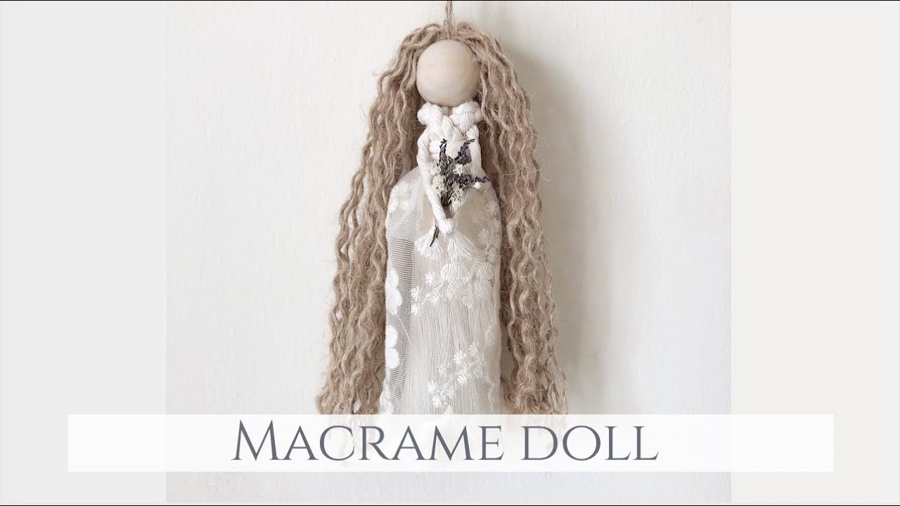 DIY MACRAME DOLL - YouTube