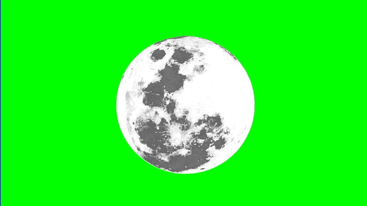 HD Greenscreen Moon - YouTube