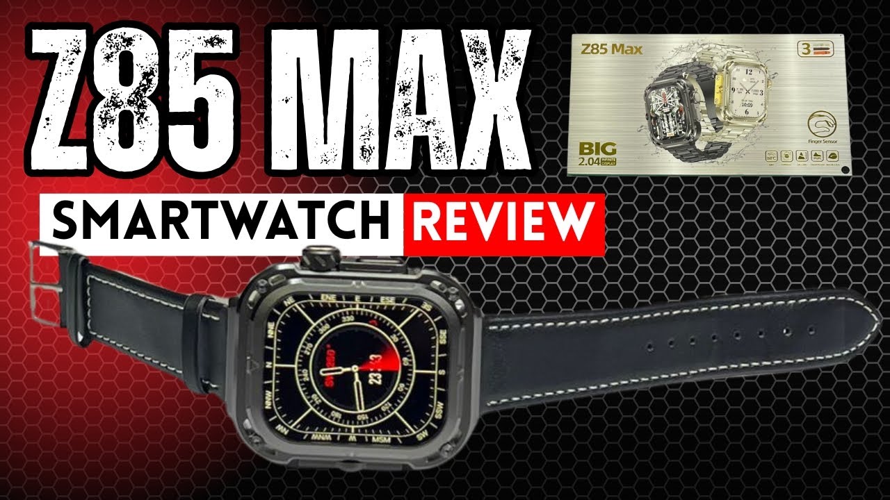Z85 Max Review | Z85 Smartwatch Features Explained With 3 Extra Band ...