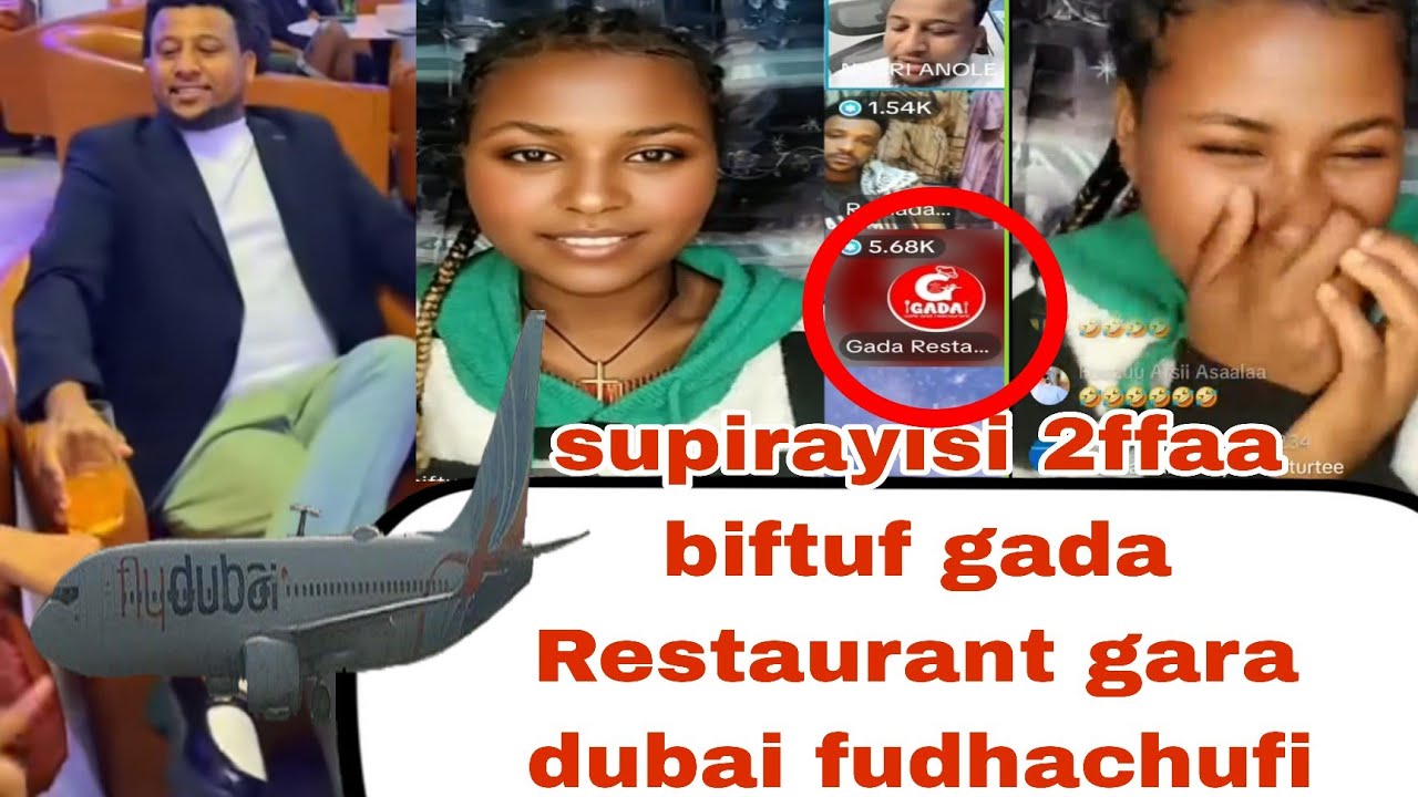 OMG 😲 supirayisi 2ffaa biftuuf Gada Restaurant gaara dubai tti ishe fudhachuuf yeroo gababaa ...