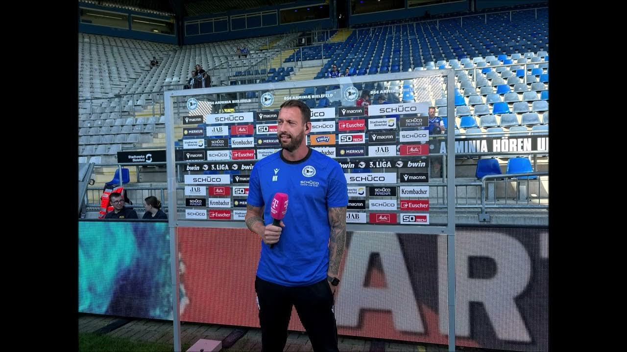 Arminia Bielefeld - SC Freiburg II 0:2 Ulrich Zwetz Interview Michél Kniat - YouTube