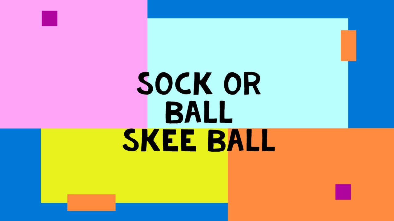 Sock or Ball Skee Ball // @Home PE Carnival Games - YouTube