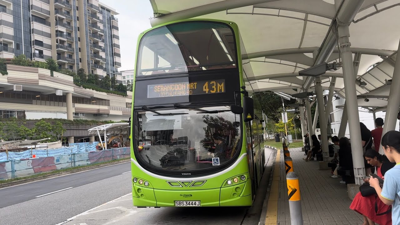 [G-AS] SBS3444J On Service 43M - Volvo B9TL Wright Eclipse Gemini II ...