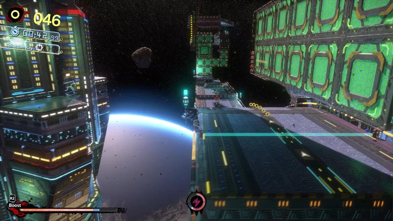 SONIC X SHADOW GENERATIONS Space Colony Ark Act 1 S Rank - YouTube