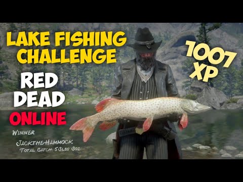 1st In LAKE FISHING CHALLENGE - 1007 XP - Red Dead Online - RDR2 ...