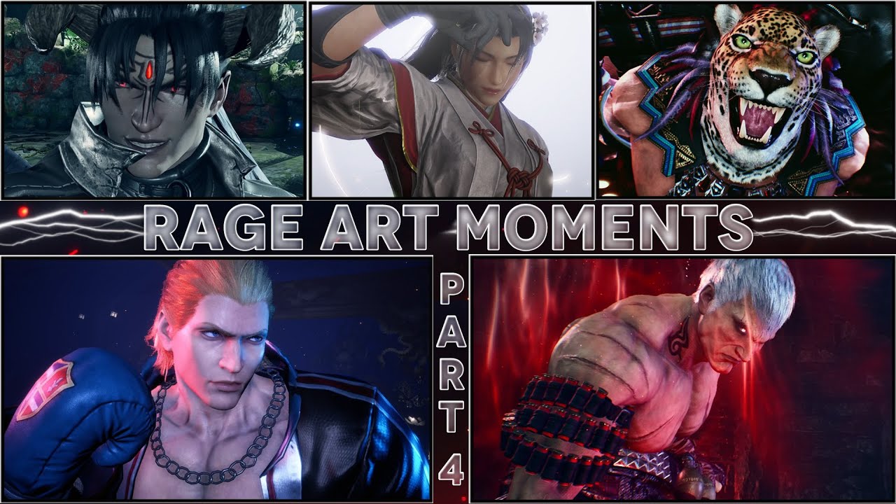 TEKKEN 8 - All rage art moments | Part 4 Rage (Final) | Double KO ...