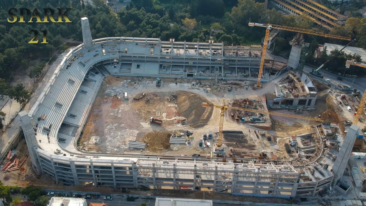 Κυριακή 21/4/2019 πάνω από το Γήπεδο της ΑΕΚ! - YouTube