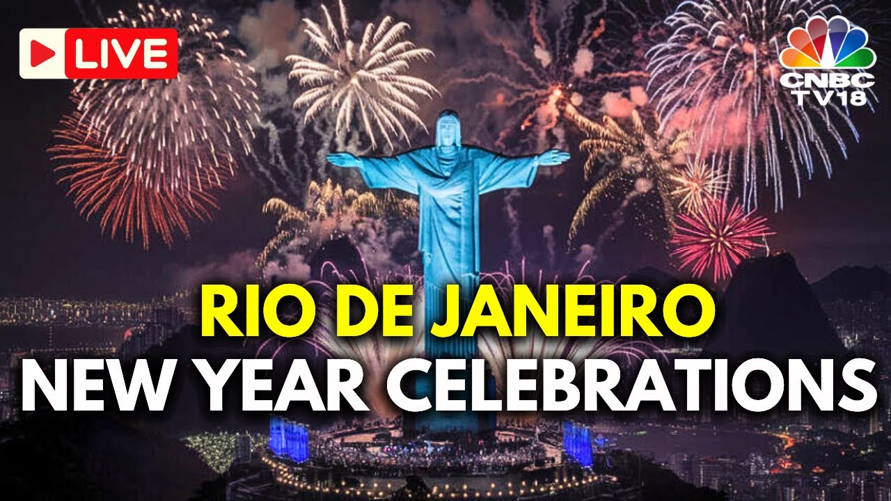 Brazil New Year 2025 LIVE: Spectacular Fireworks In Copacabana Beach ...