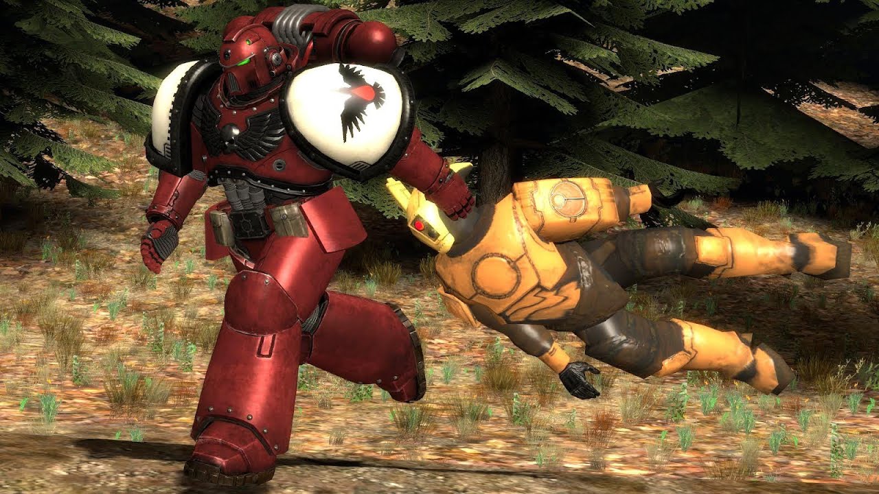 A space marine running at increasingly high speeds - YouTube