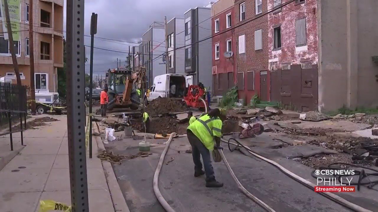 Major Water Main Break In North Philadelphia Floods Basements, Damages ...