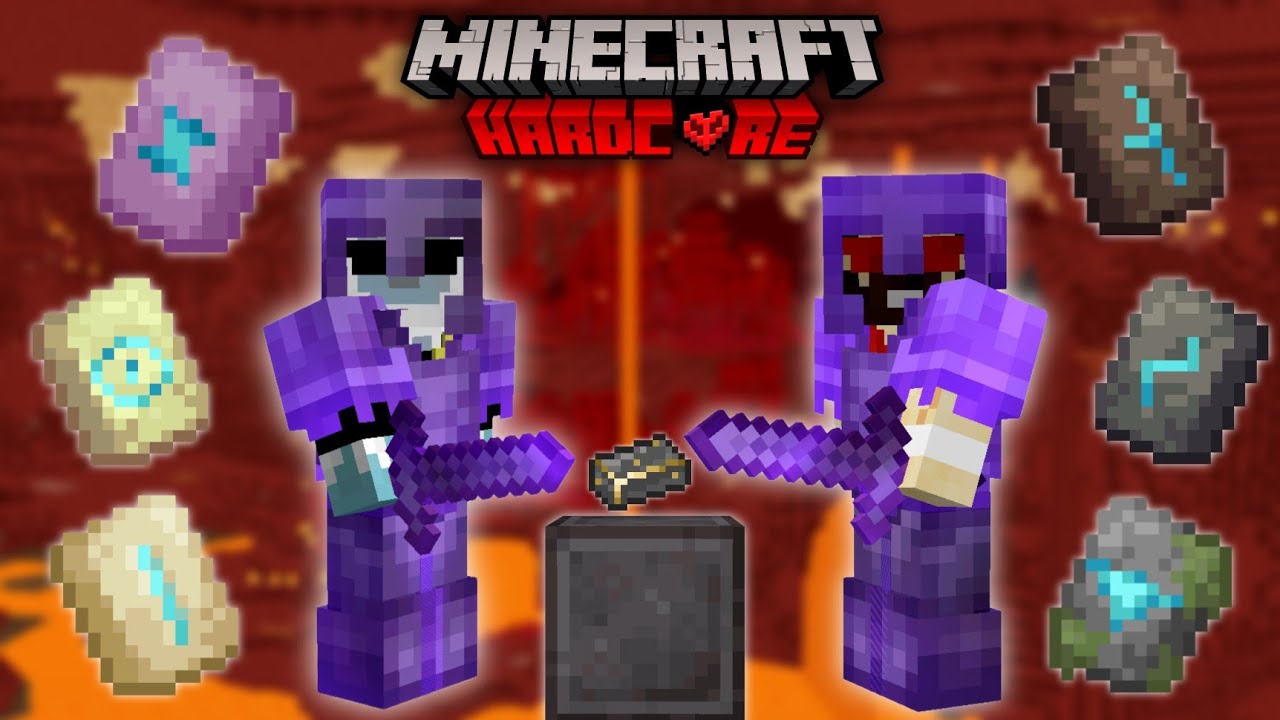We Made Full Netherite Armor In Minecraft Hardcore | Playing With Dad ...