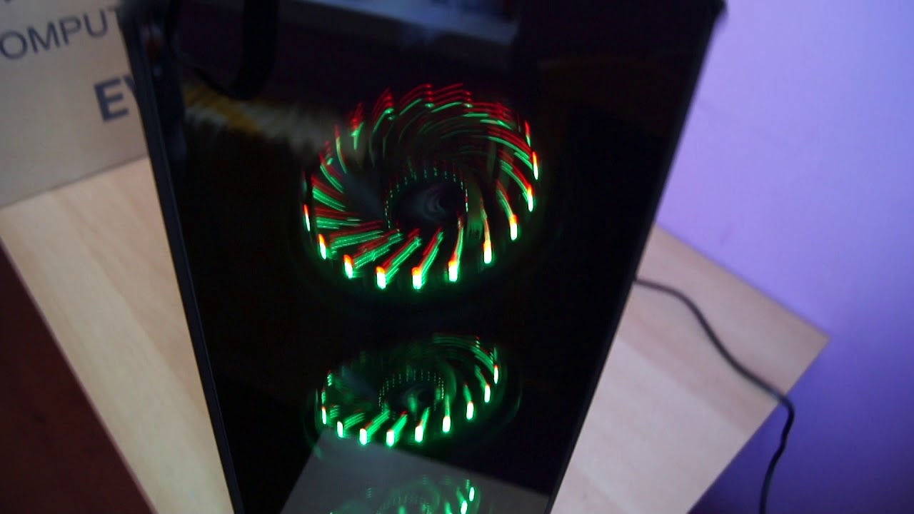 Evolveo Ray 5X + 6x RGB LED ventilátor Evolveo 12R1 120mm + controler ...