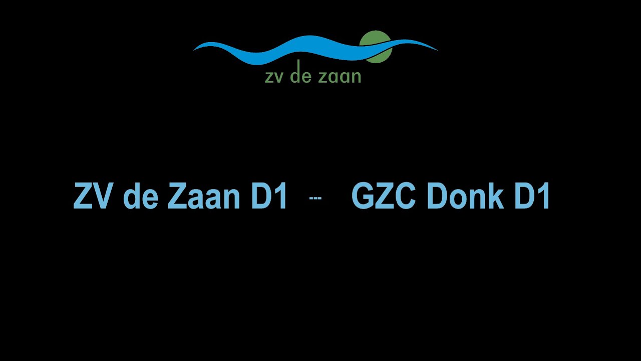 ZV de Zaan D1 vs GZC Donk D1 2e playoffs finale - YouTube