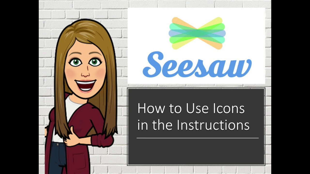 Seesaw Instructions Video- Insert Icons - YouTube