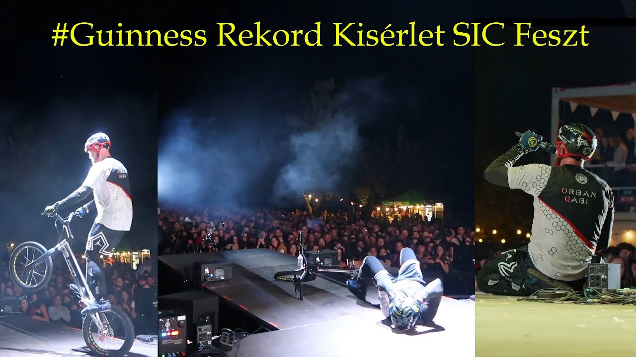 Guinness Rekord Kisérlet SIC Feszt #vlog630 - YouTube