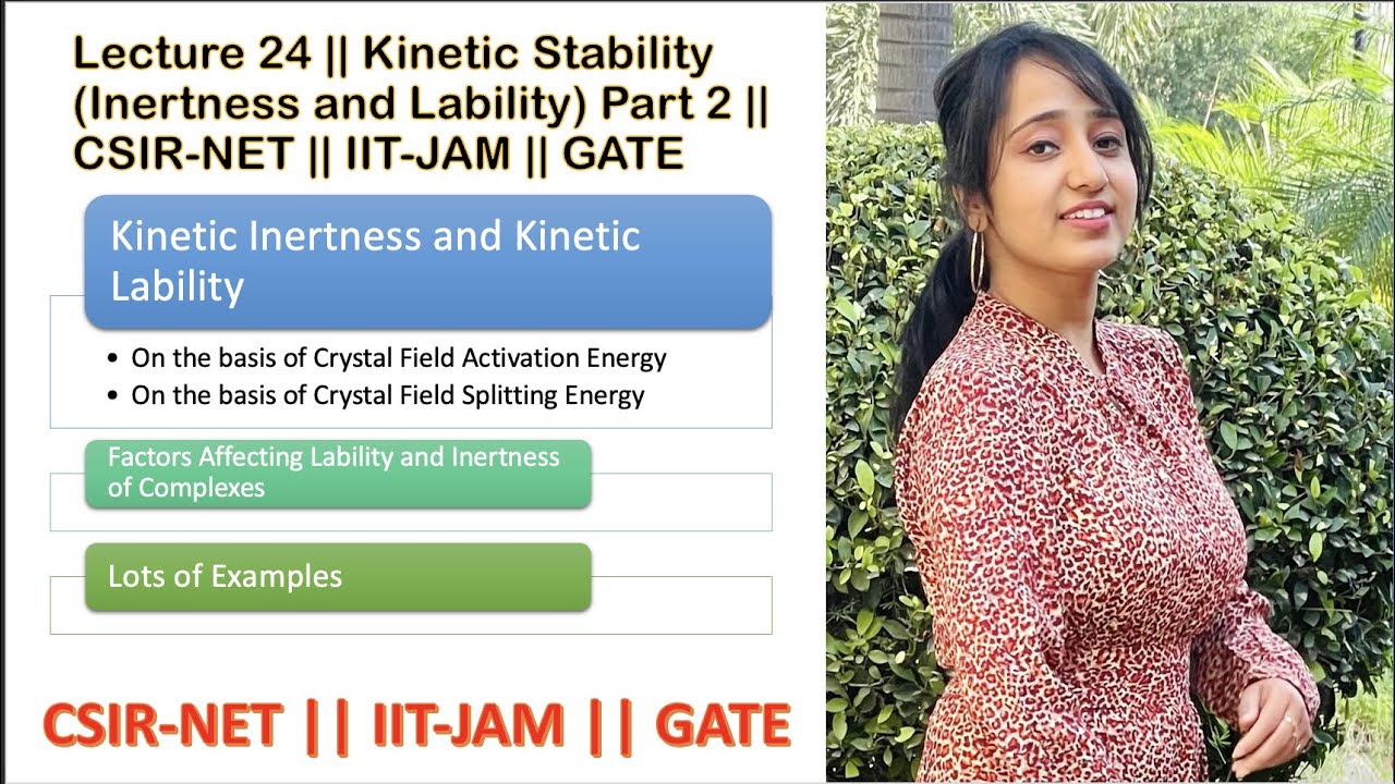 Kinetic Inertness and Kinetic Lability -Part 2 | CSIR-NET | GATE - YouTube