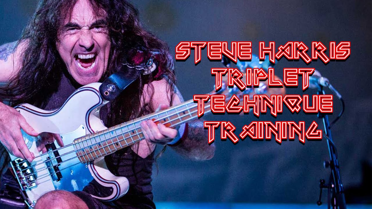 Iron Maiden Bass Guitar "Gallop/Triplets" for beginners #ironmaiden # ...